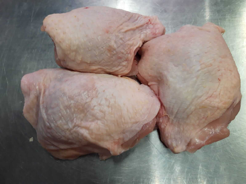 Free-Range Chicken Thighs with Skin 1kg – Gourmet Butcher
